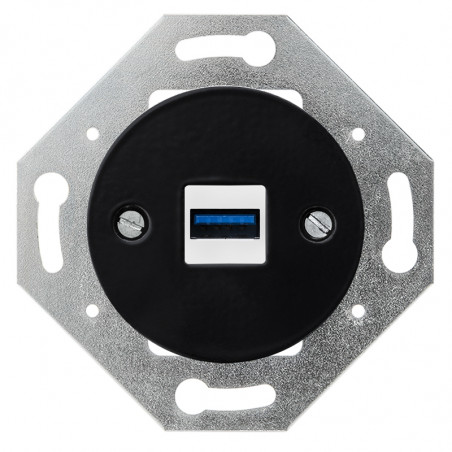 OBZOR RETRO juodas USB lizdas|45,33 € Spalva Juoda